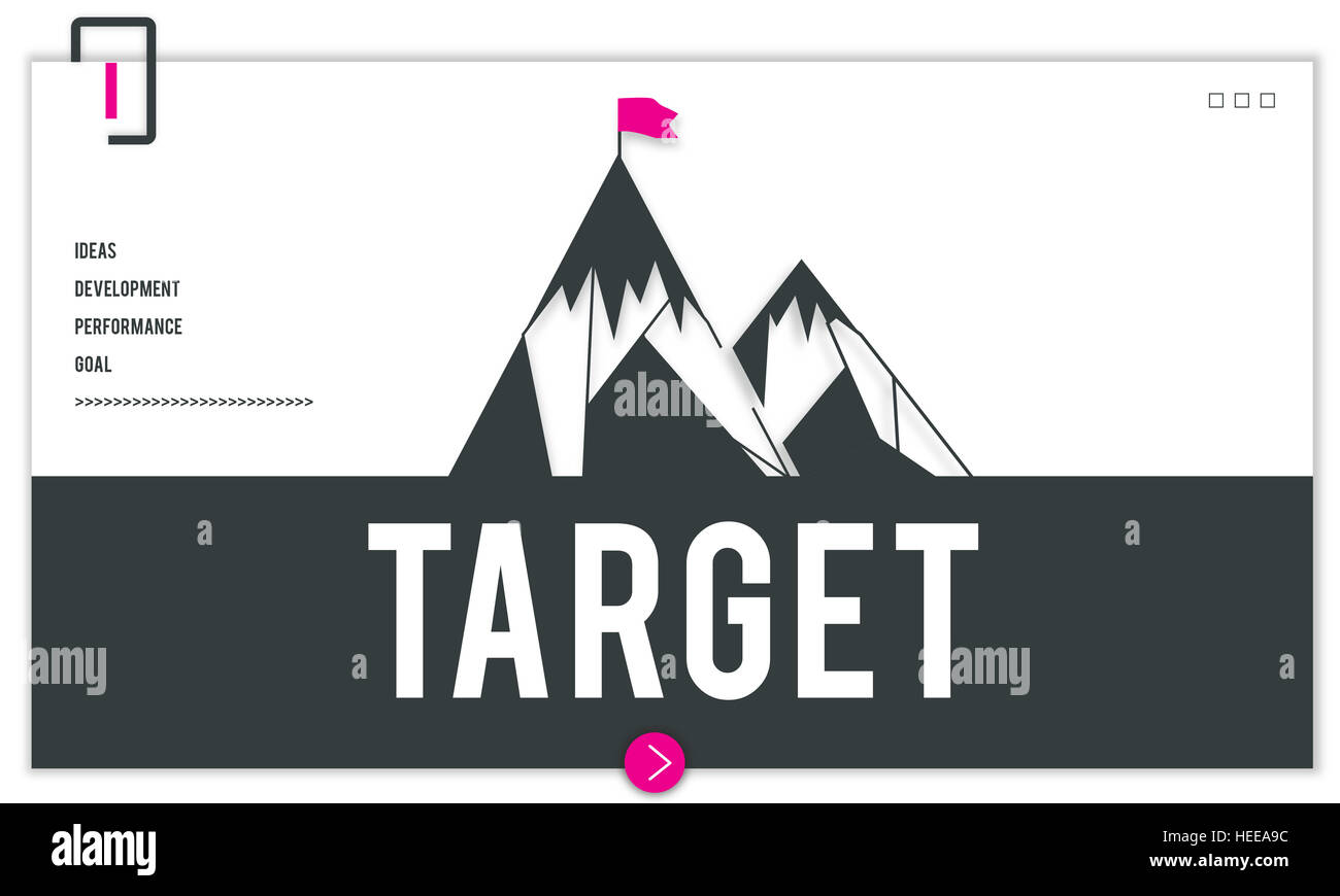 Challenge Target Improvement Strategy Concept Stock Photo - Alamy