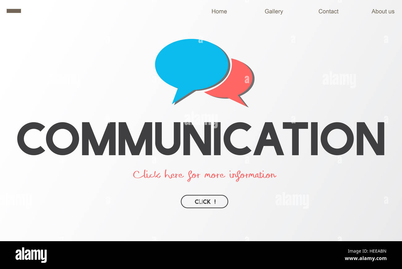 Social Blog Communication Connection Message Concept Stock Photo - Alamy