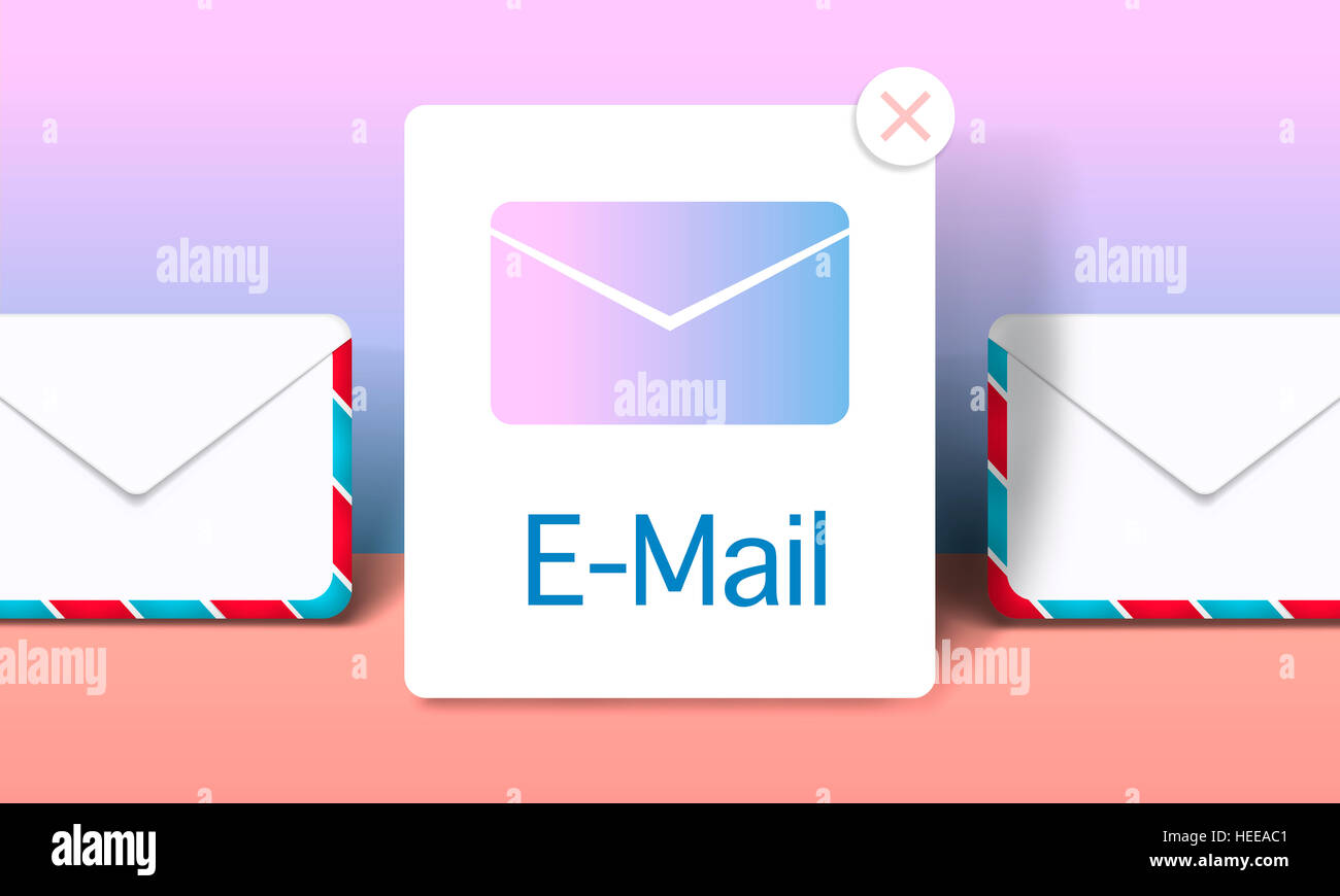 Inbox Communication Notification E-mail Mail Concept Stock Photo - Alamy