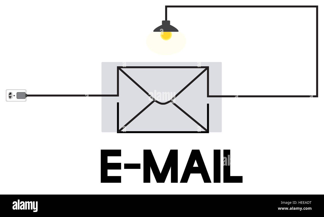 E-mail Message Inbox Communication Concept Stock Photo - Alamy