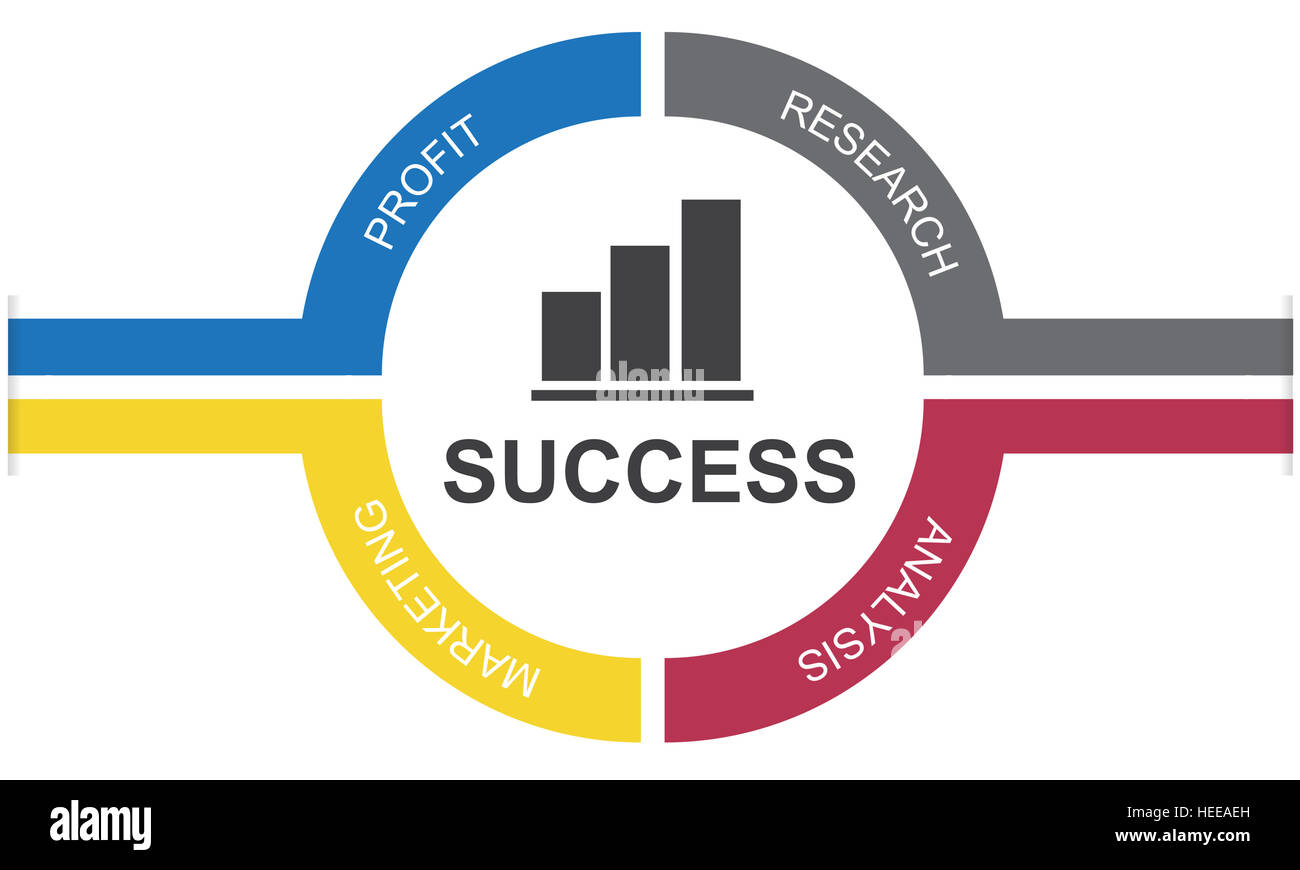 Target Achievement Mission Bar Chart Concept Stock Photo - Alamy