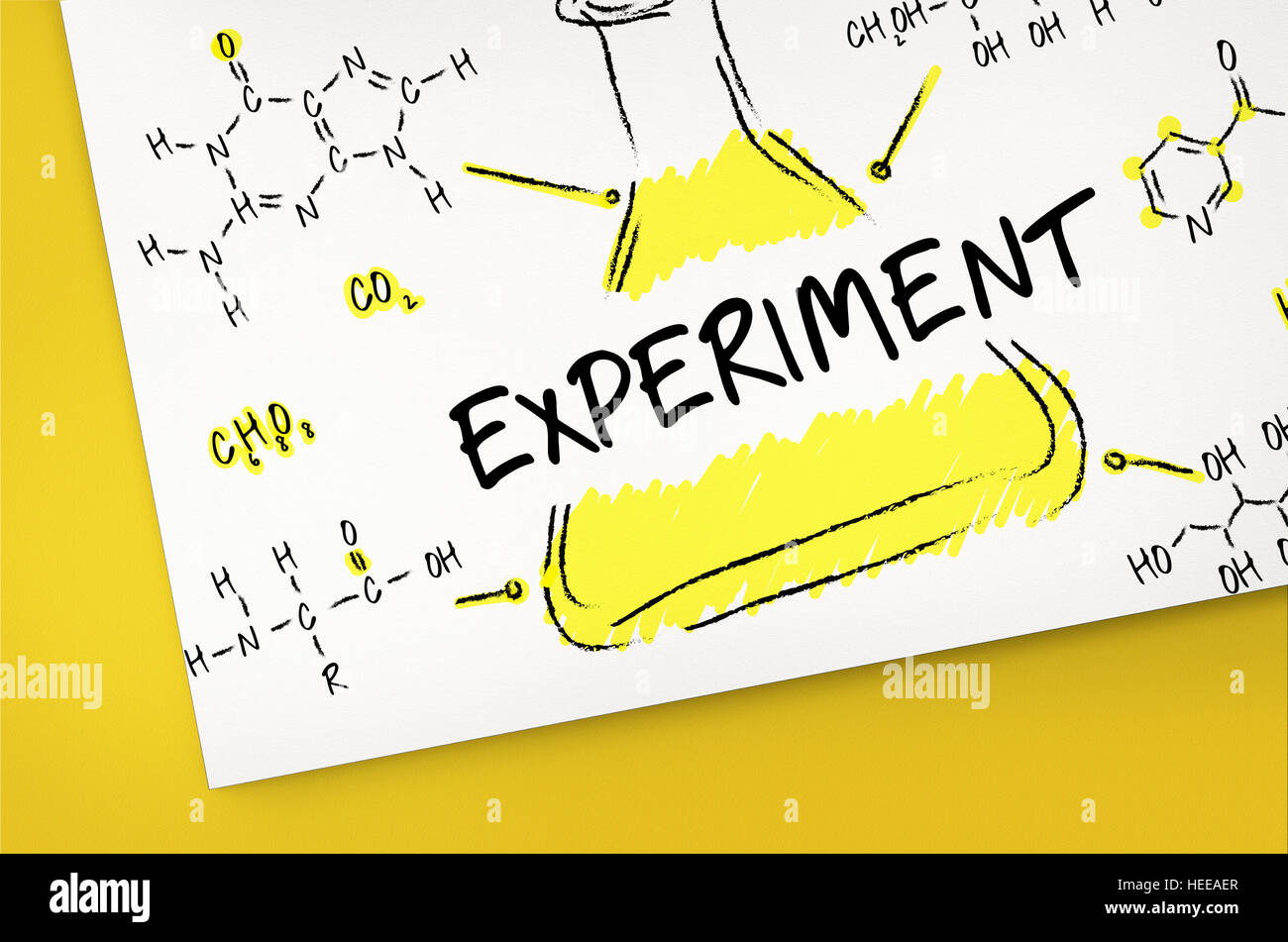 Science Experiment Laboratory Formula Chemical Concept Stock Photo - Alamy