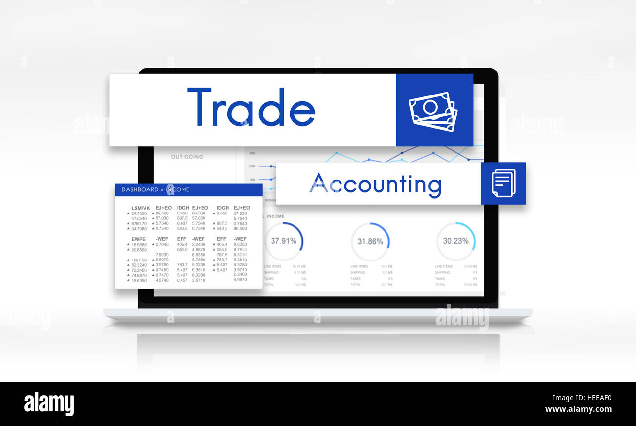Stock Market Trade Business Analysis Investment Concept Stock Photo - Alamy