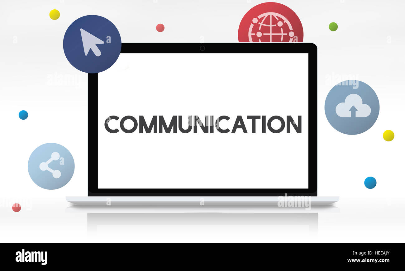 Internet Network Communication Connection Concept Stock Photo - Alamy