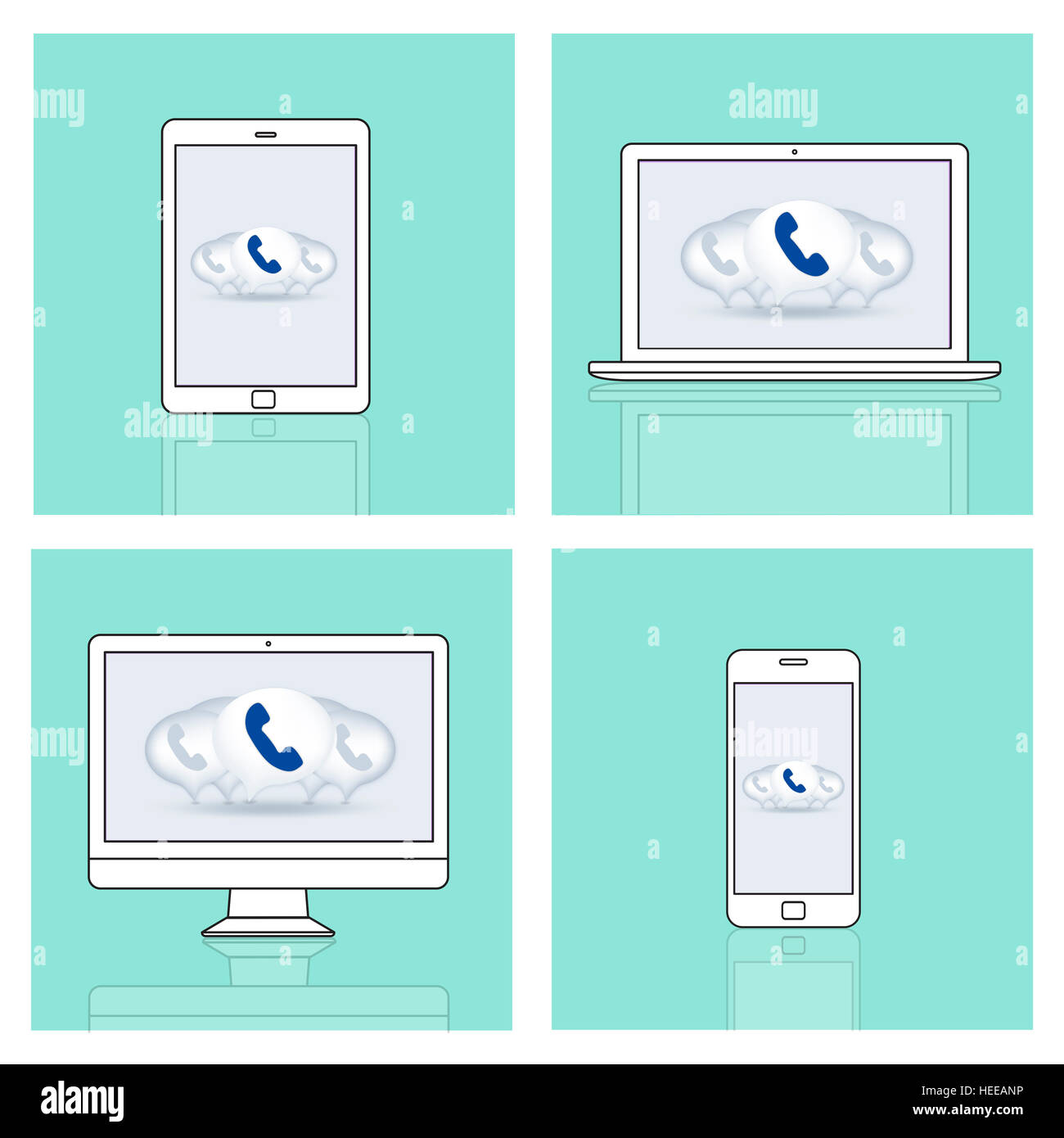 Telecommunication graphic Cut Out Stock Images & Pictures - Alamy