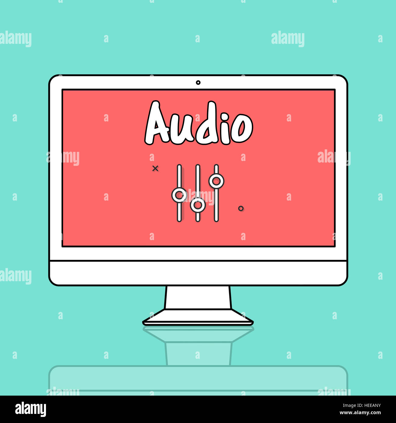 Multimedia Music Broadcast Technology Concept Stock Photo - Alamy