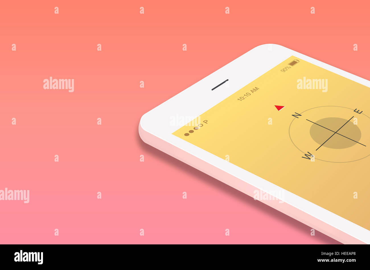 Map Direction Compas Navigation Concept Stock Photo - Alamy