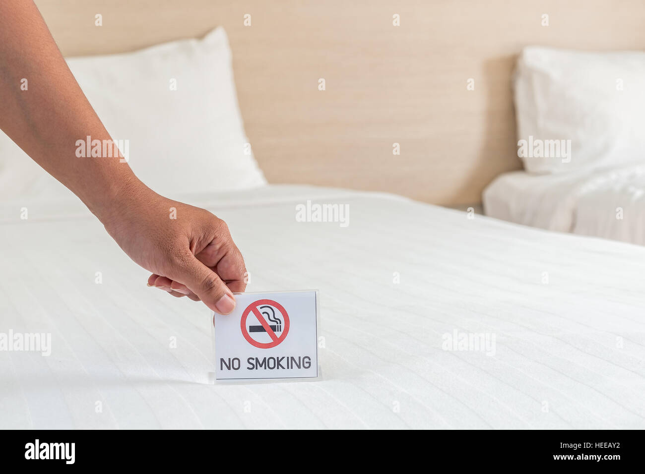 No smoking sign hotel hi-res stock photography and images - Alamy