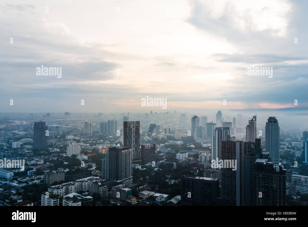 City View Sunset Sky Concept Stock Photo - Alamy