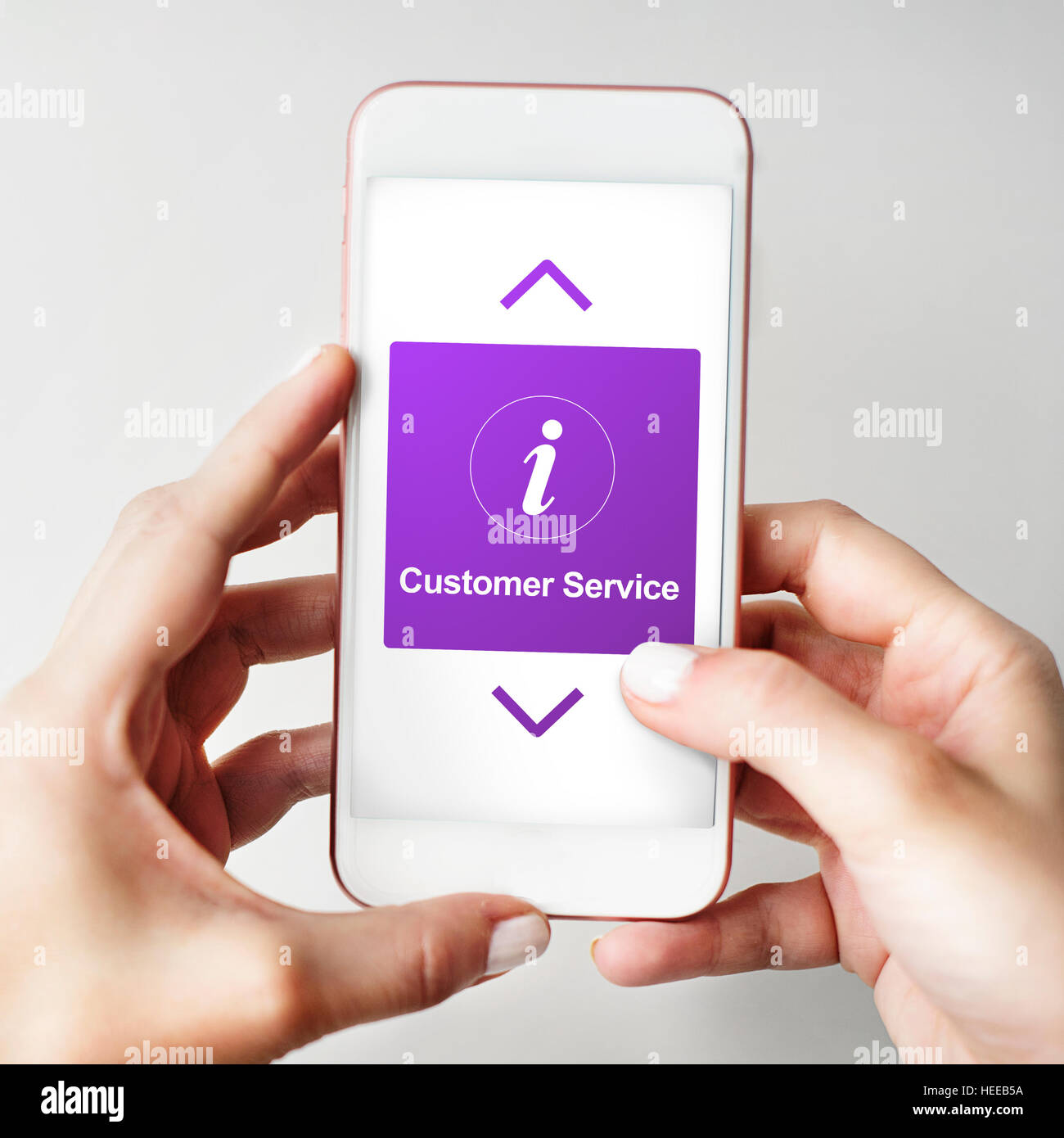 Customer Service Information Icon Concept Stock Photo - Alamy