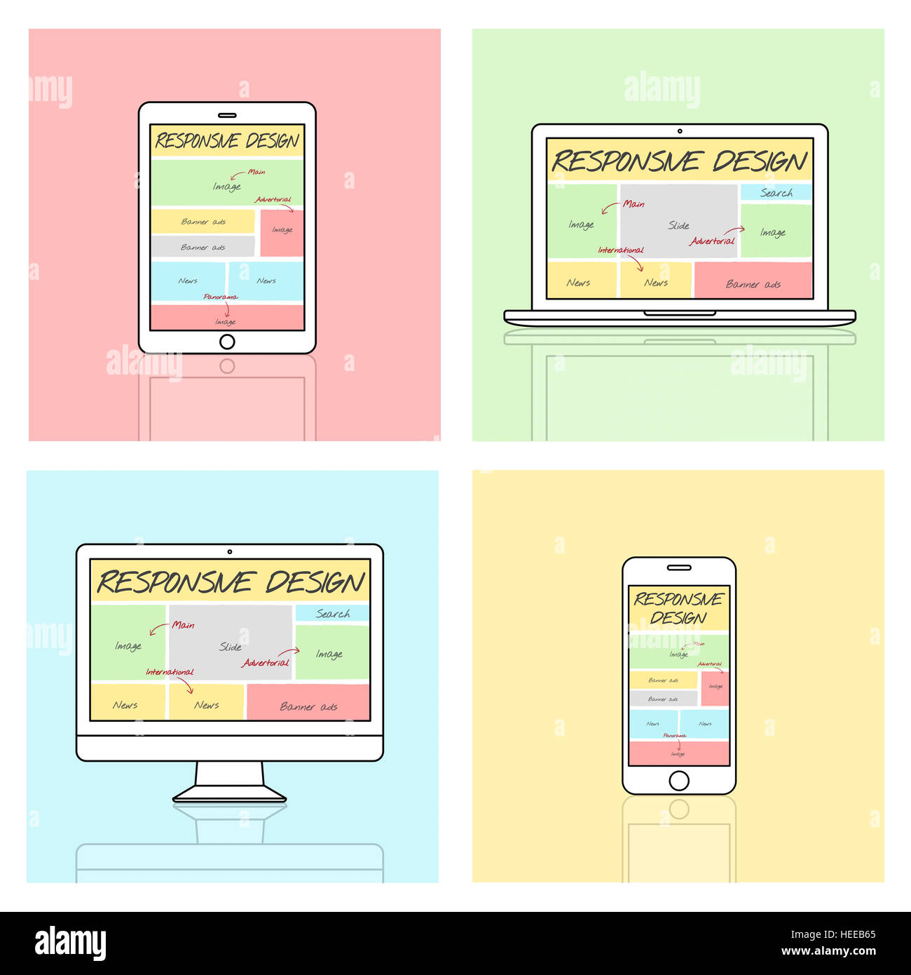 Designing layout hi-res stock photography and images - Alamy