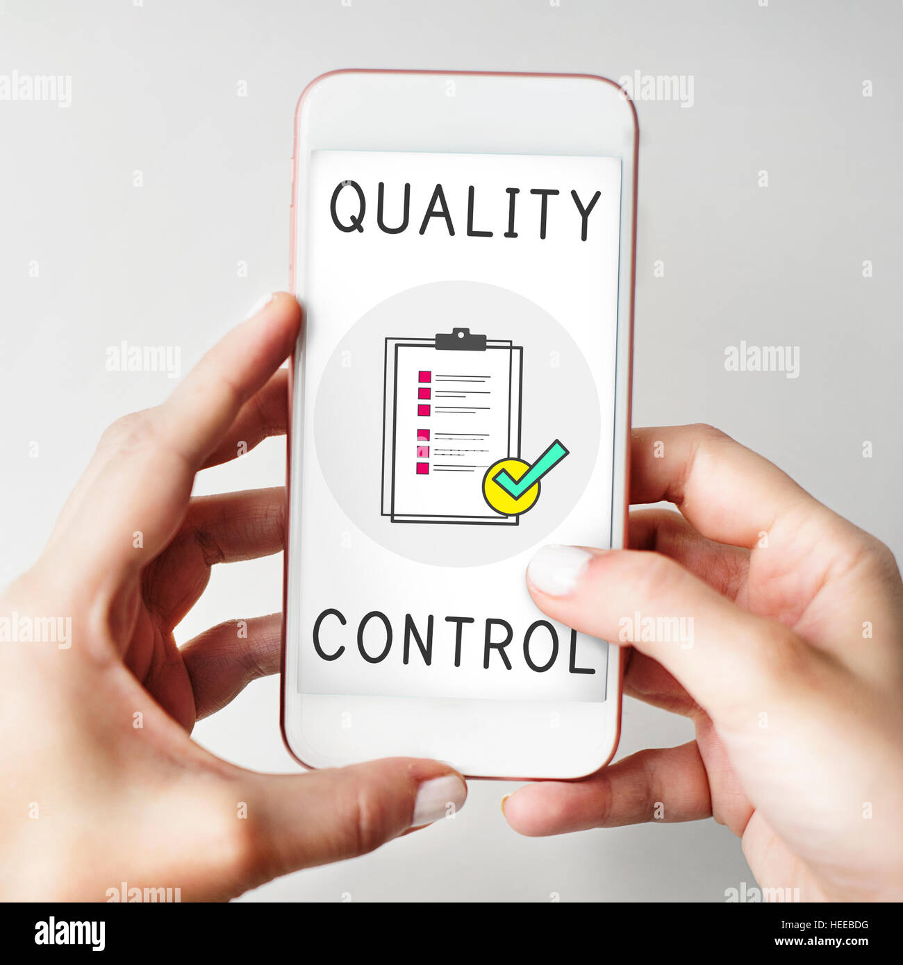 Quality Control Check Product Concept Stock Photo - Alamy