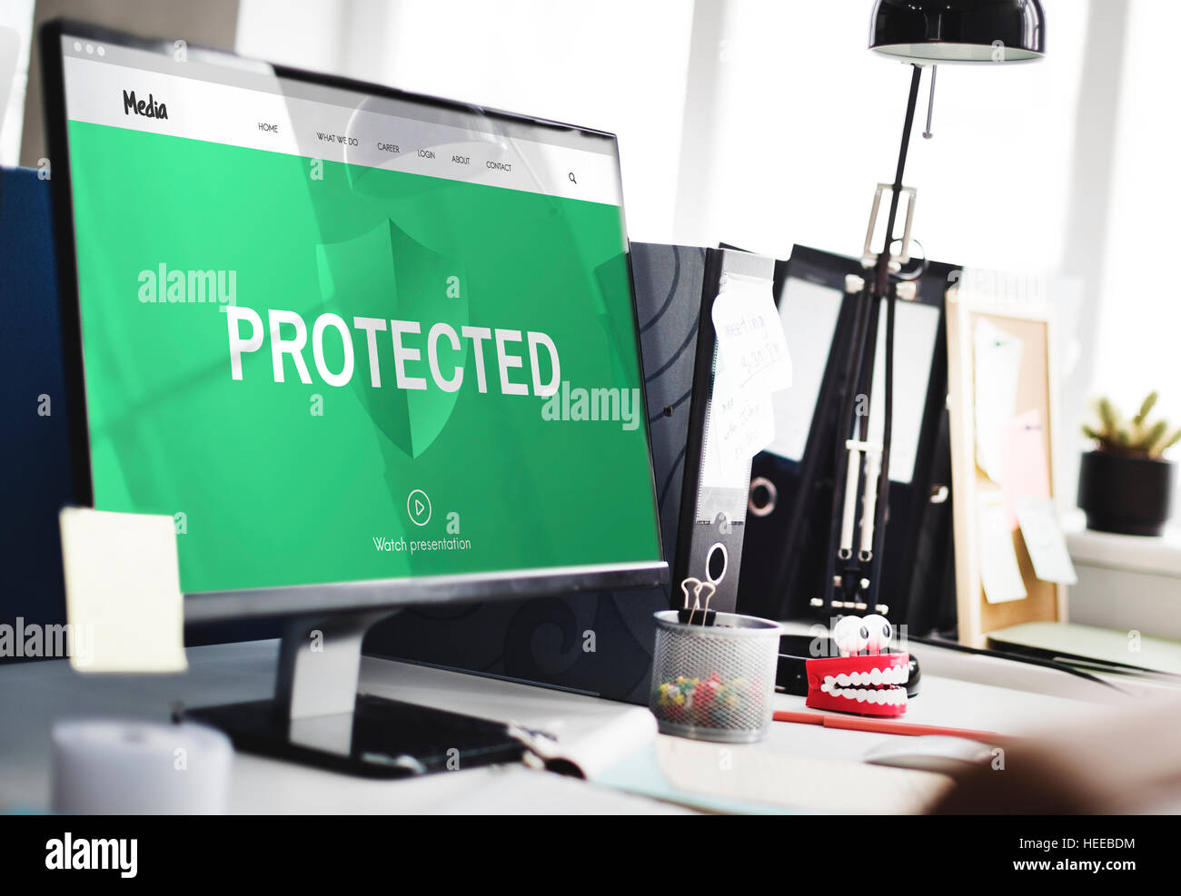Internet Security Protected Protection Concept Stock Photo - Alamy