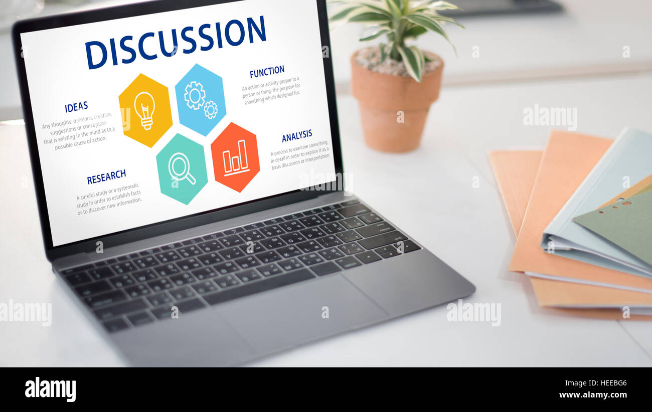 Brainstorming Discussion Communication Sharing Connection Concept Stock ...