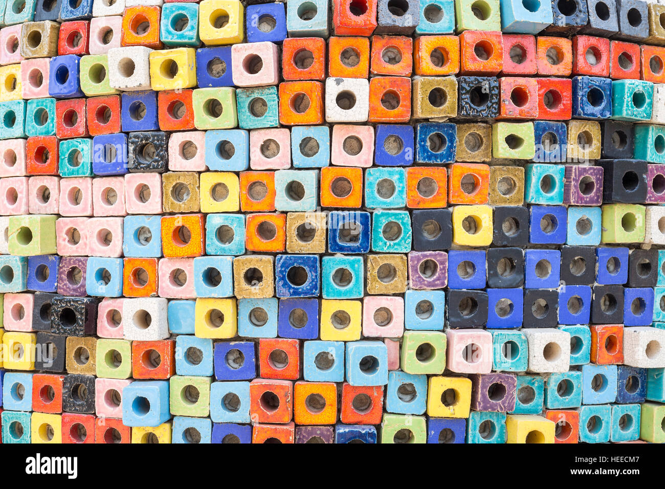 Colorful ceramic decorative wall tile texture and background Stock ...