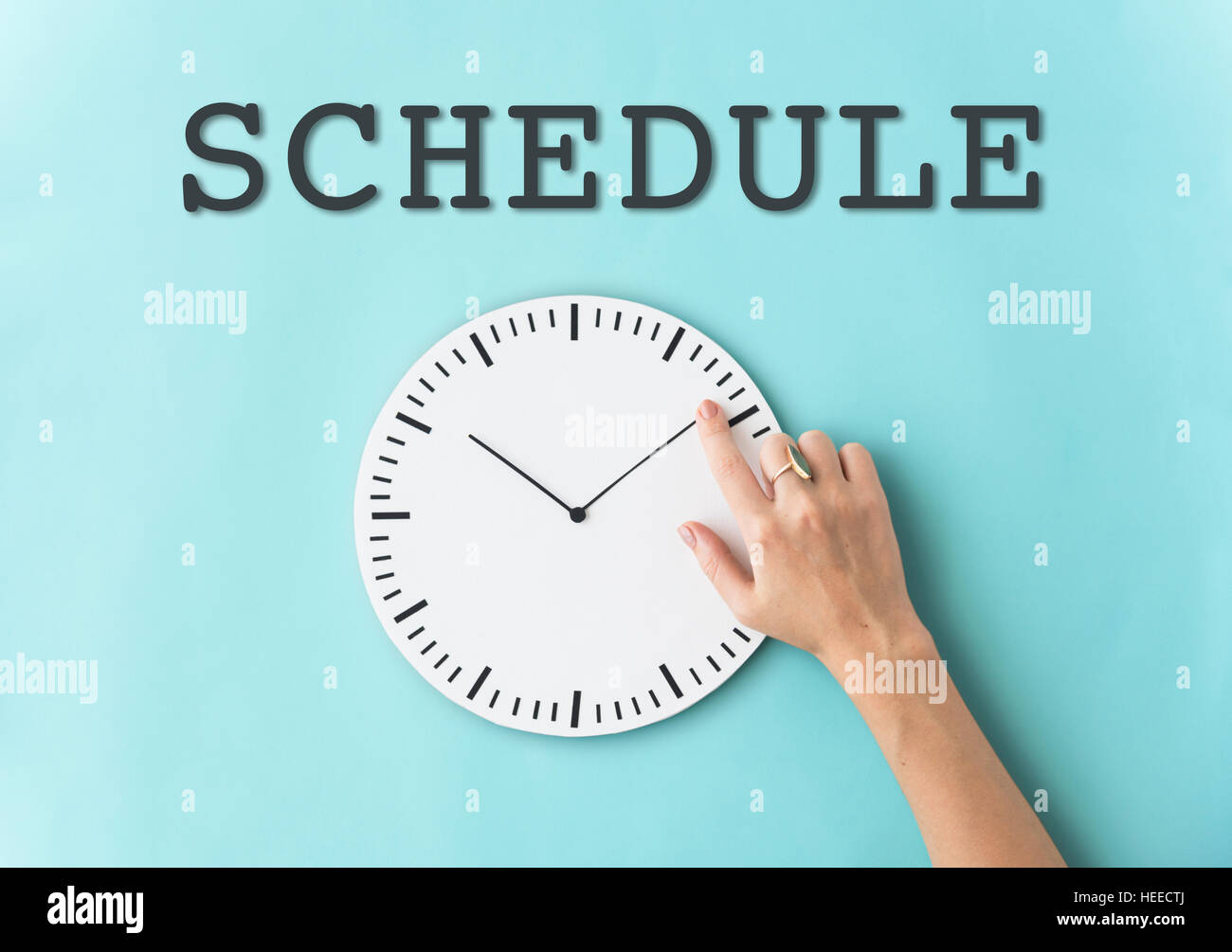 Schedule Alarm Clock Time Concept Stock Photo - Alamy