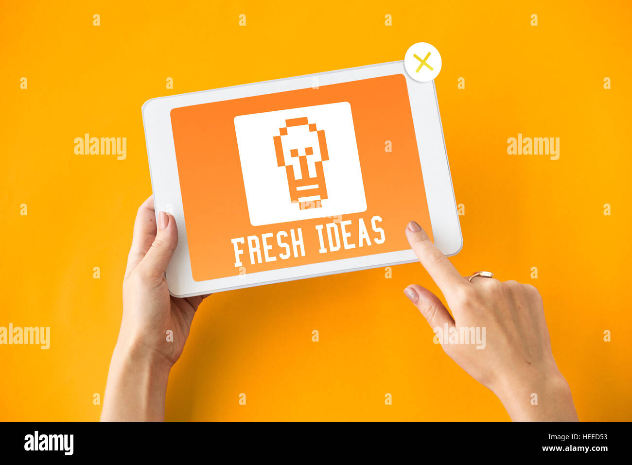 Fresh Ideas Inspire Thinking Vision Graphic Concept Stock Photo - Alamy