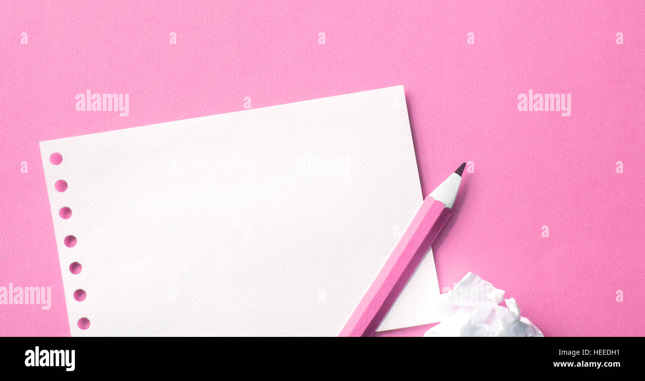 Notebook Paper Reminder Note Concept Stock Photo - Alamy