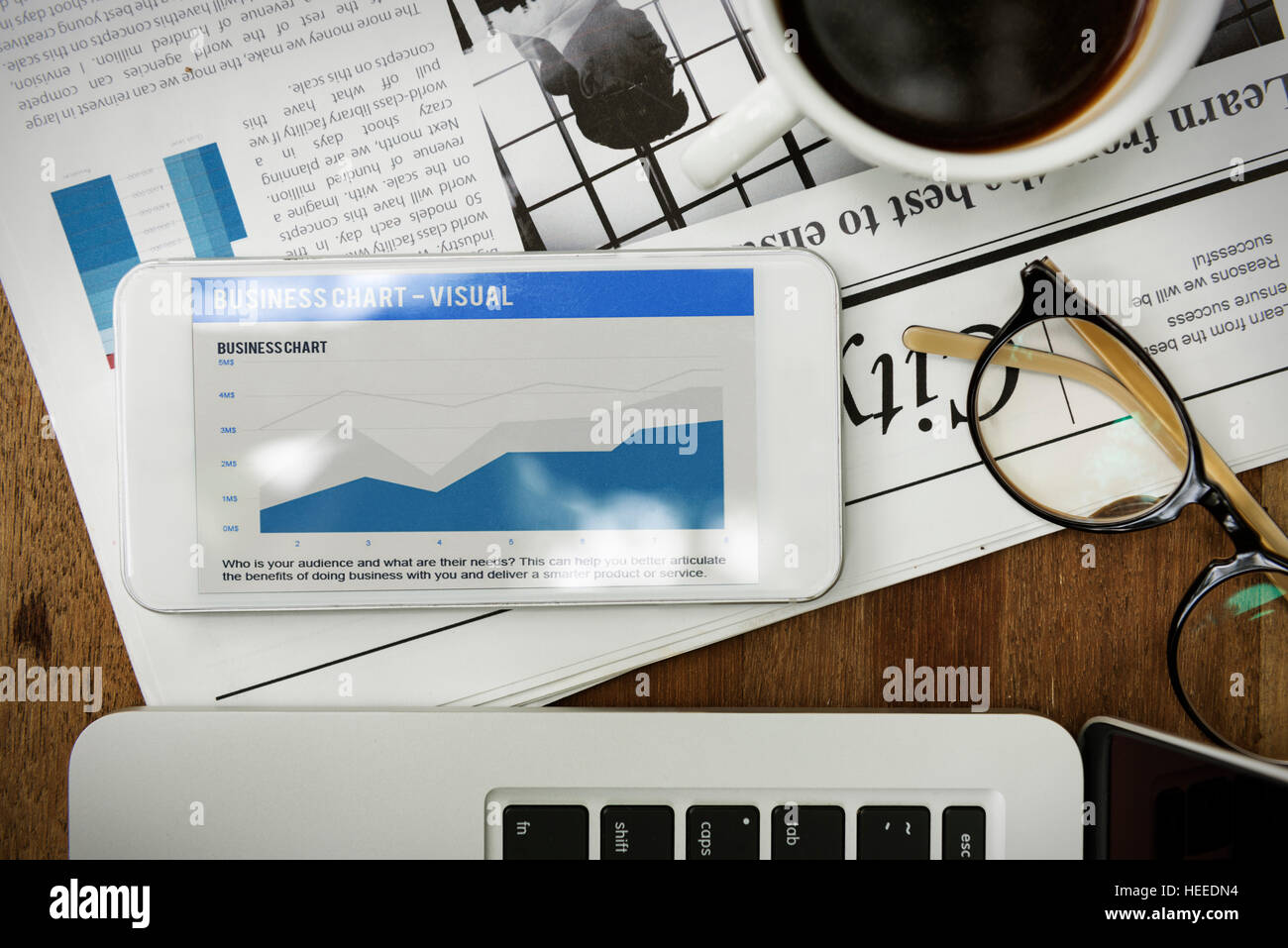 Digital Device Connection Business Chart Concept Stock Photo - Alamy