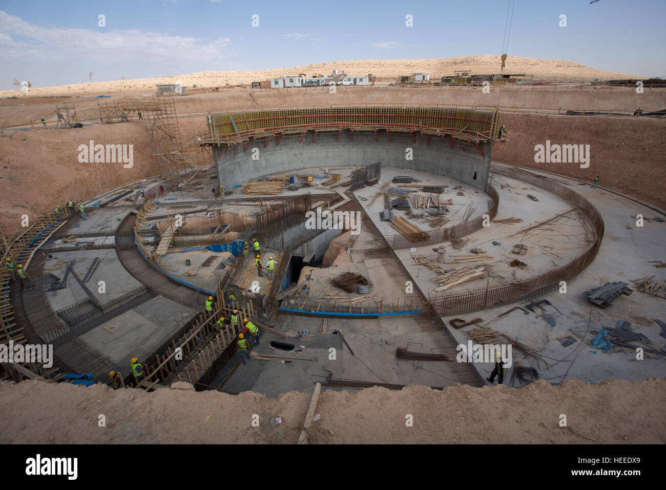 Construction of the As-Samra waste water treatment plant in Zarqa ...