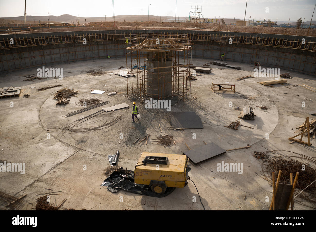 Construction of the As-Samra waste water treatment plant in Zarqa ...