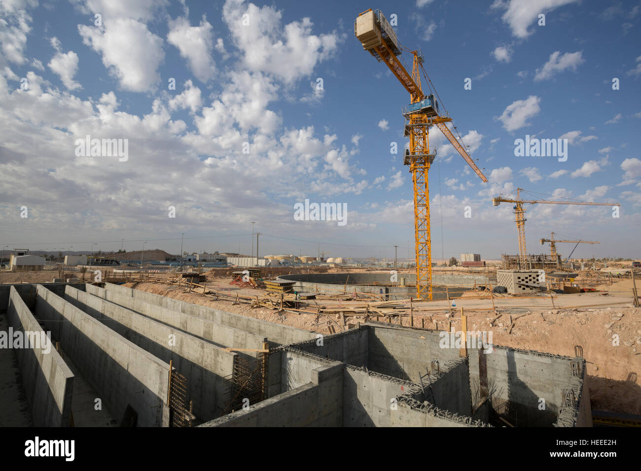 Construction of the As-Samra waste water treatment plant in Zarqa ...