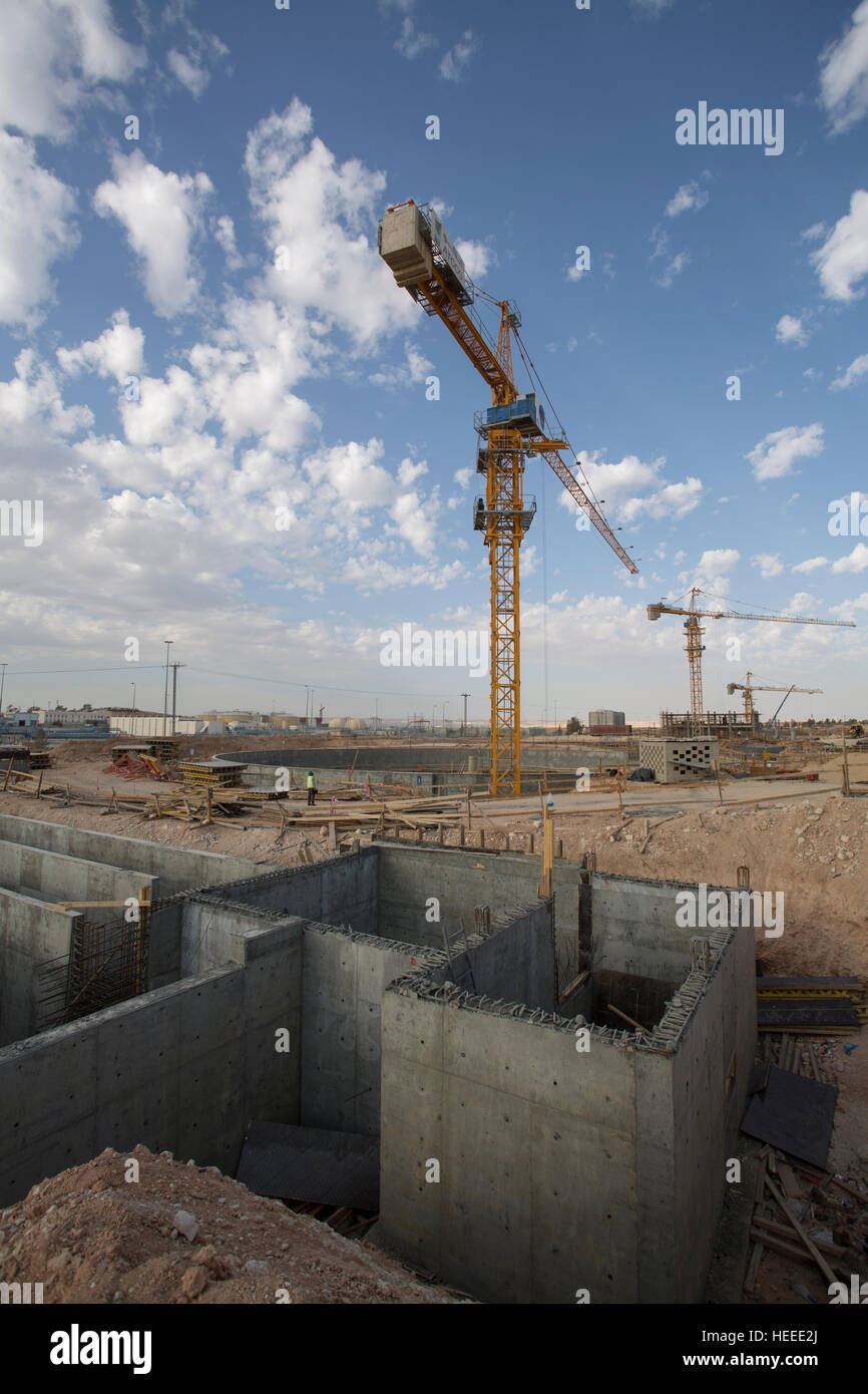 Construction of the As-Samra waste water treatment plant in Zarqa ...
