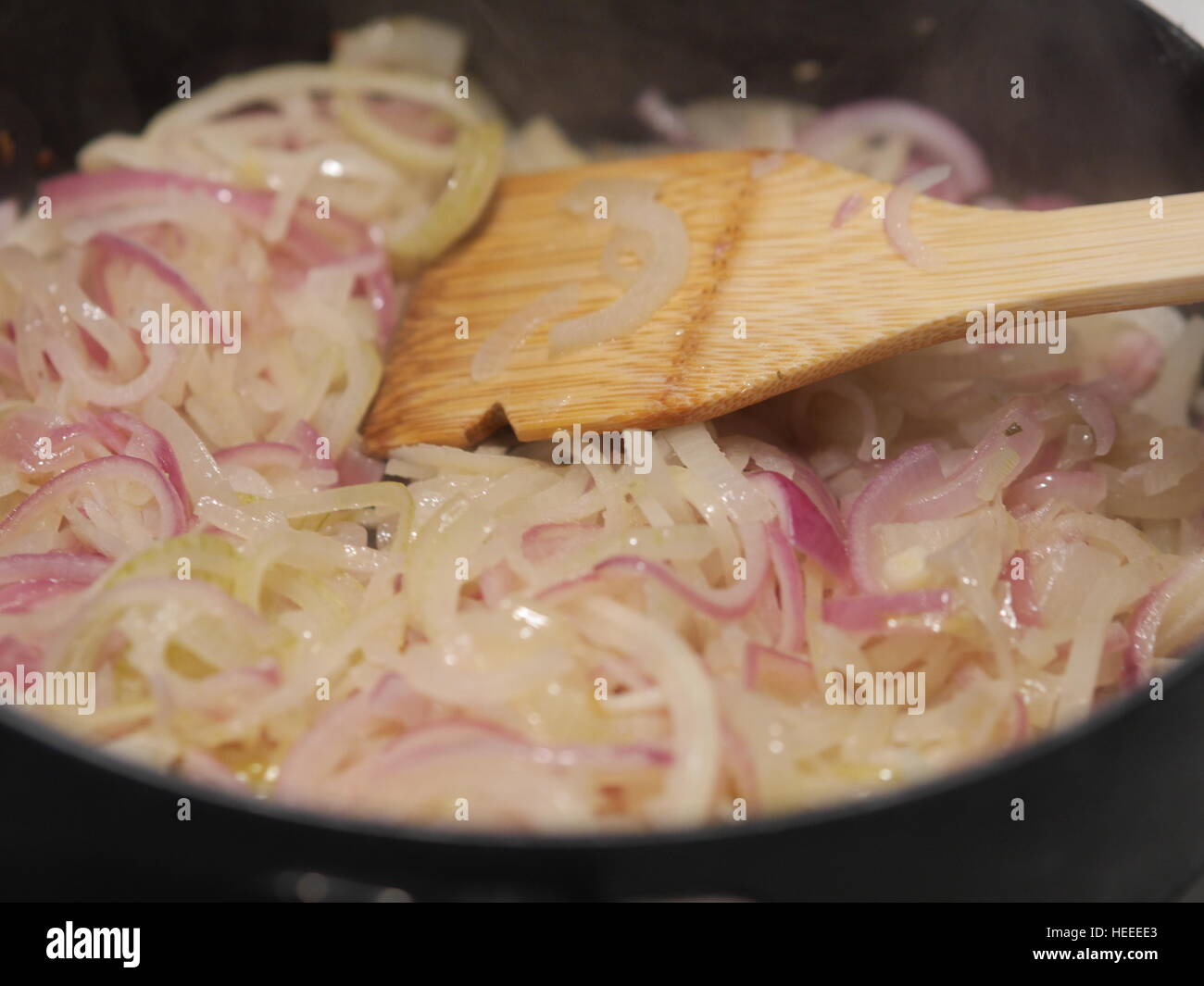 onions in a pan Stock Photo - Alamy