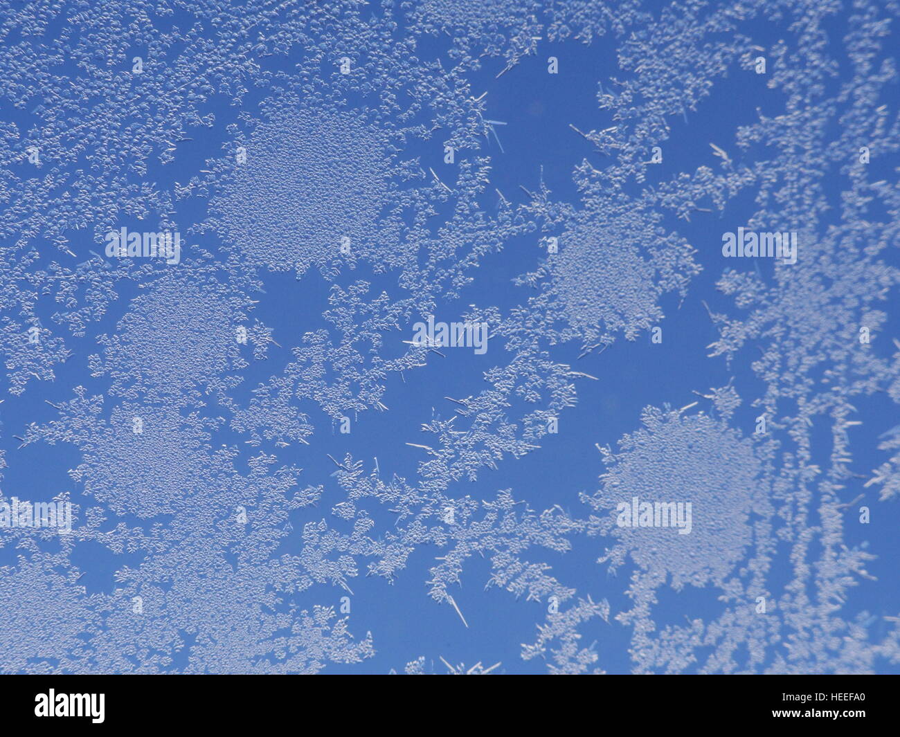 frost ice crystal on window Stock Photo - Alamy