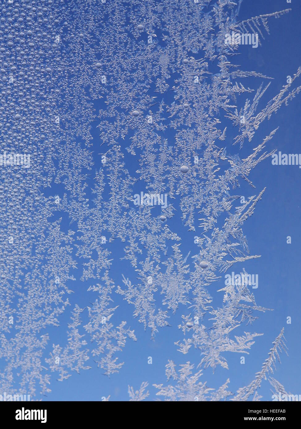 frost ice crystal on window Stock Photo - Alamy