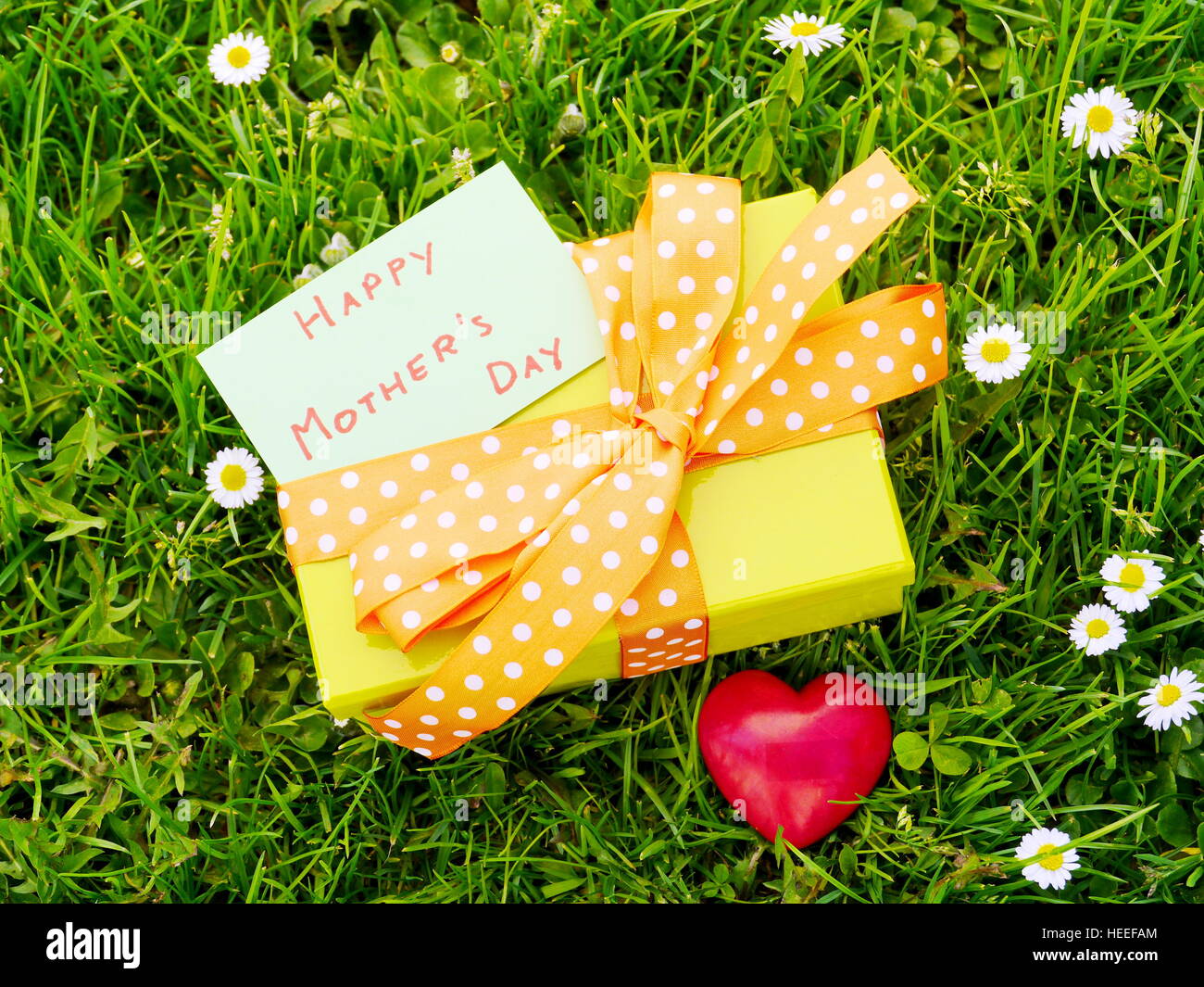 Mothers Day Gift Box Stock Photo Alamy