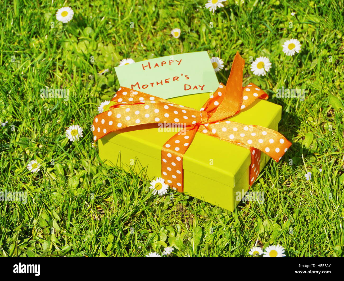 Mothers Day Gift Box Stock Photo Alamy