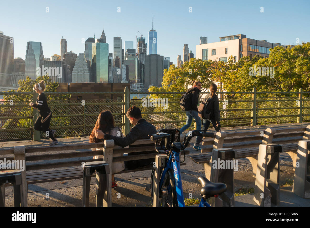 Brooklyn Heights promenade In NYC Stock Photo - Alamy