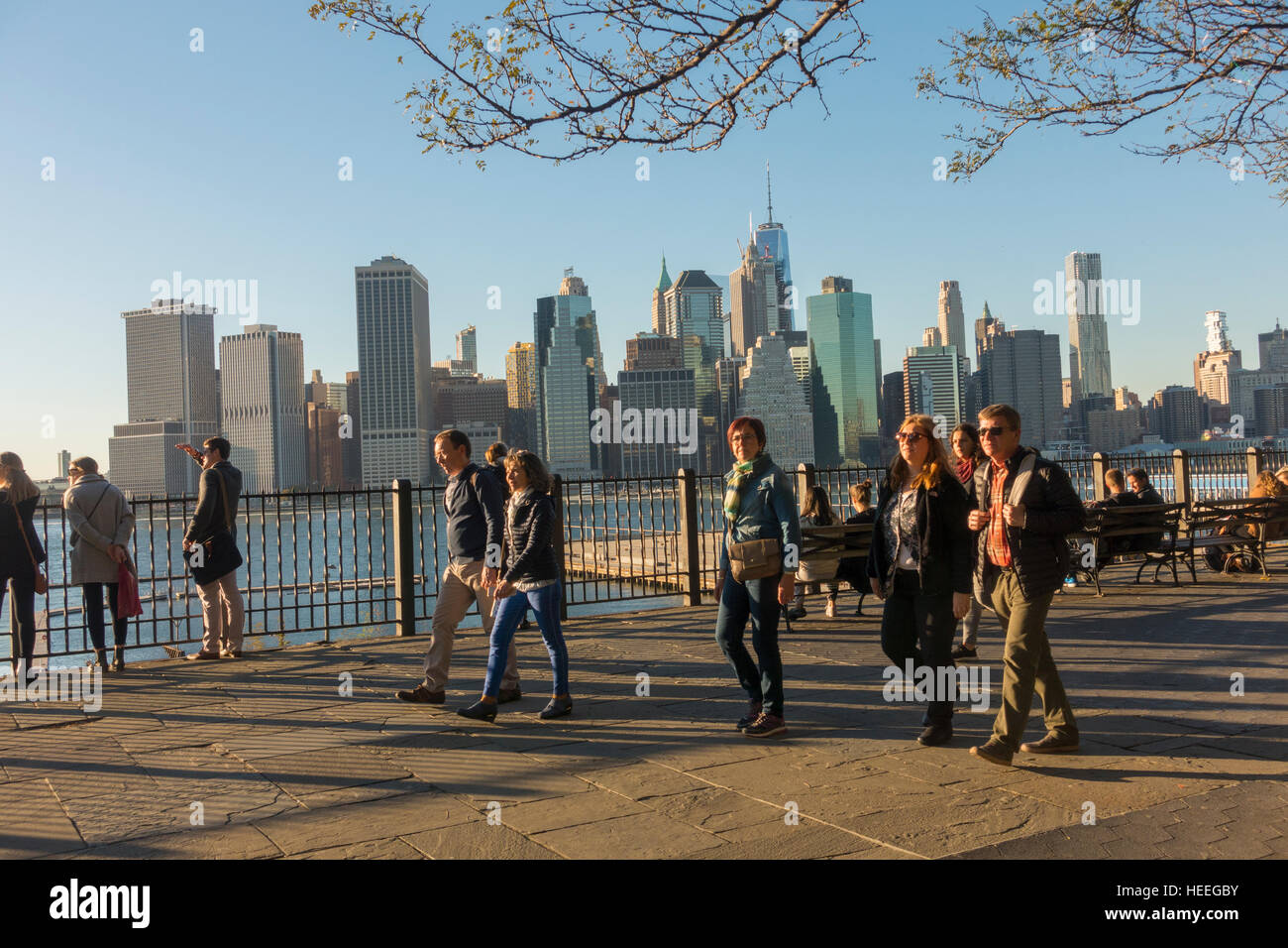 Brooklyn Heights promenade Stock Photo - Alamy