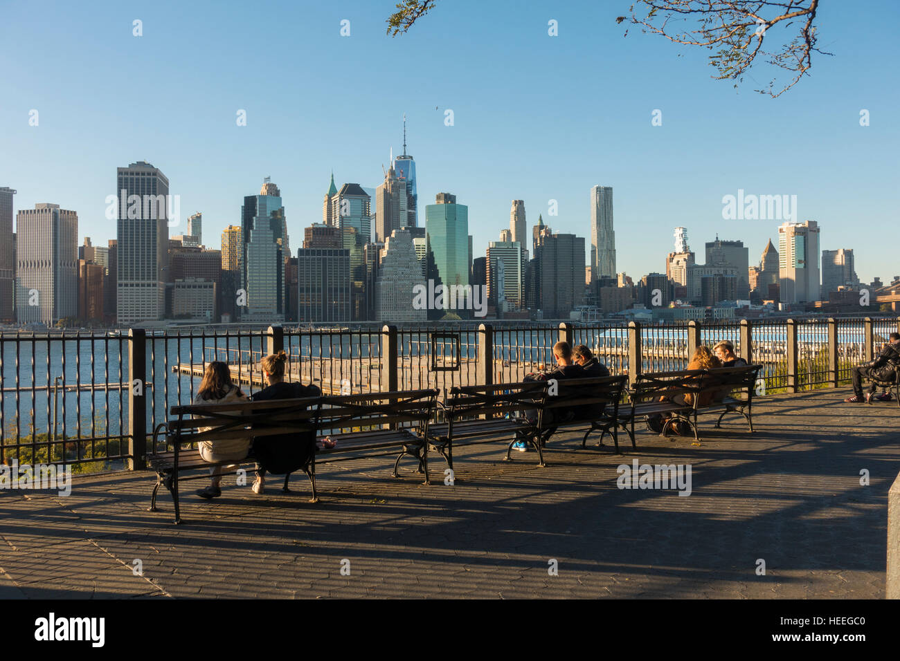 Brooklyn Heights promenade Stock Photo - Alamy