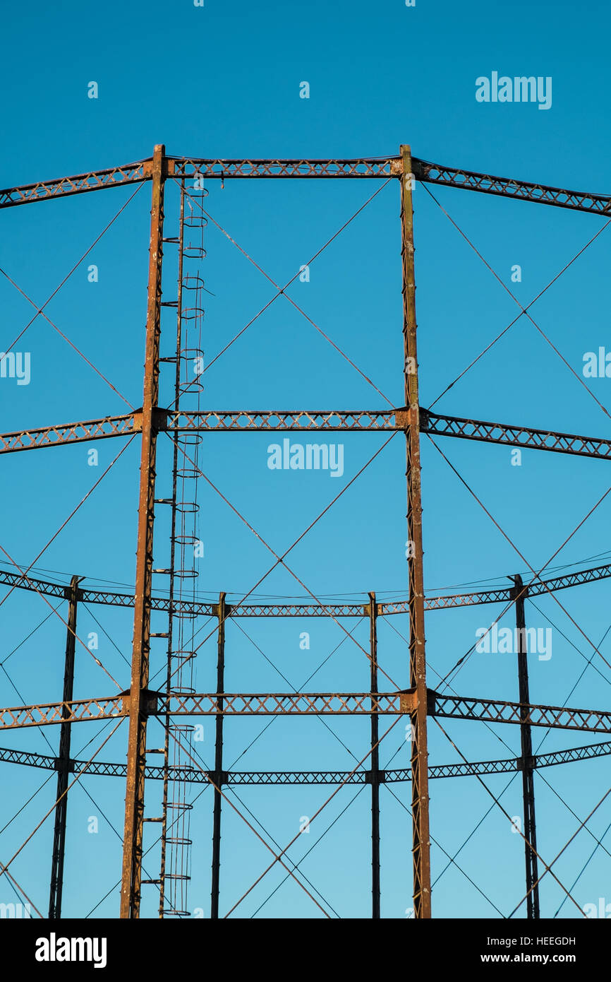 Large metal construction frame structures Stock Photo - Alamy