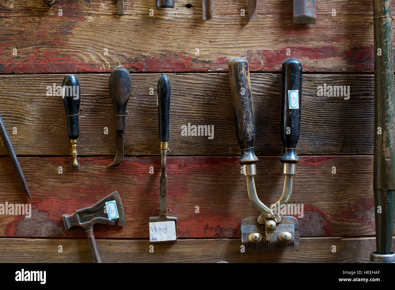 Construction tools on old hi-res stock photography and images - Alamy