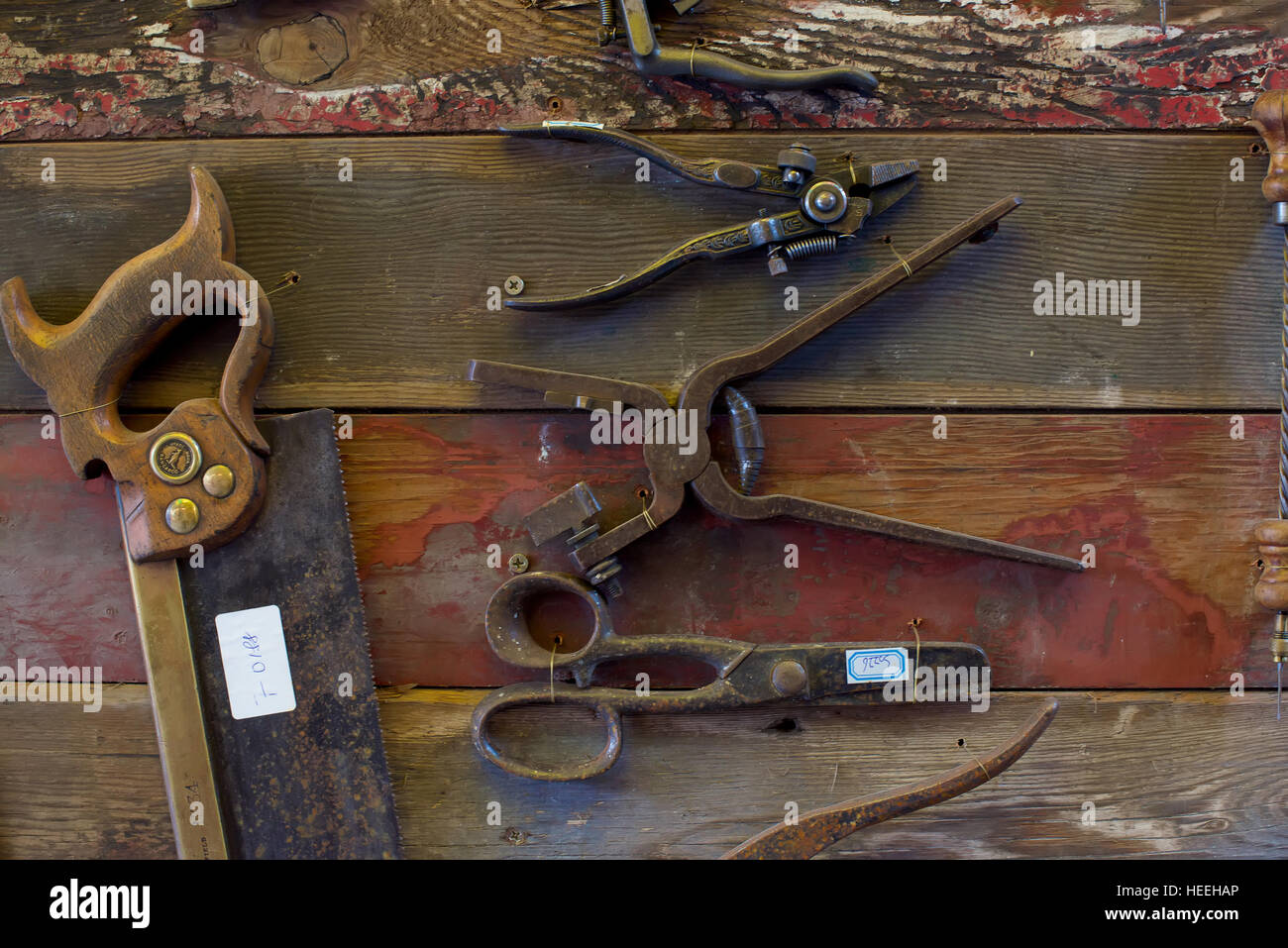 Old construction tools hi-res stock photography and images - Alamy