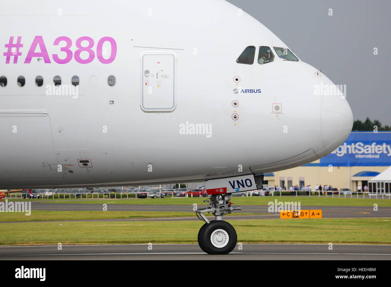The Airbus A380 F-WWDD displayed its impressive maneuverability at the ...