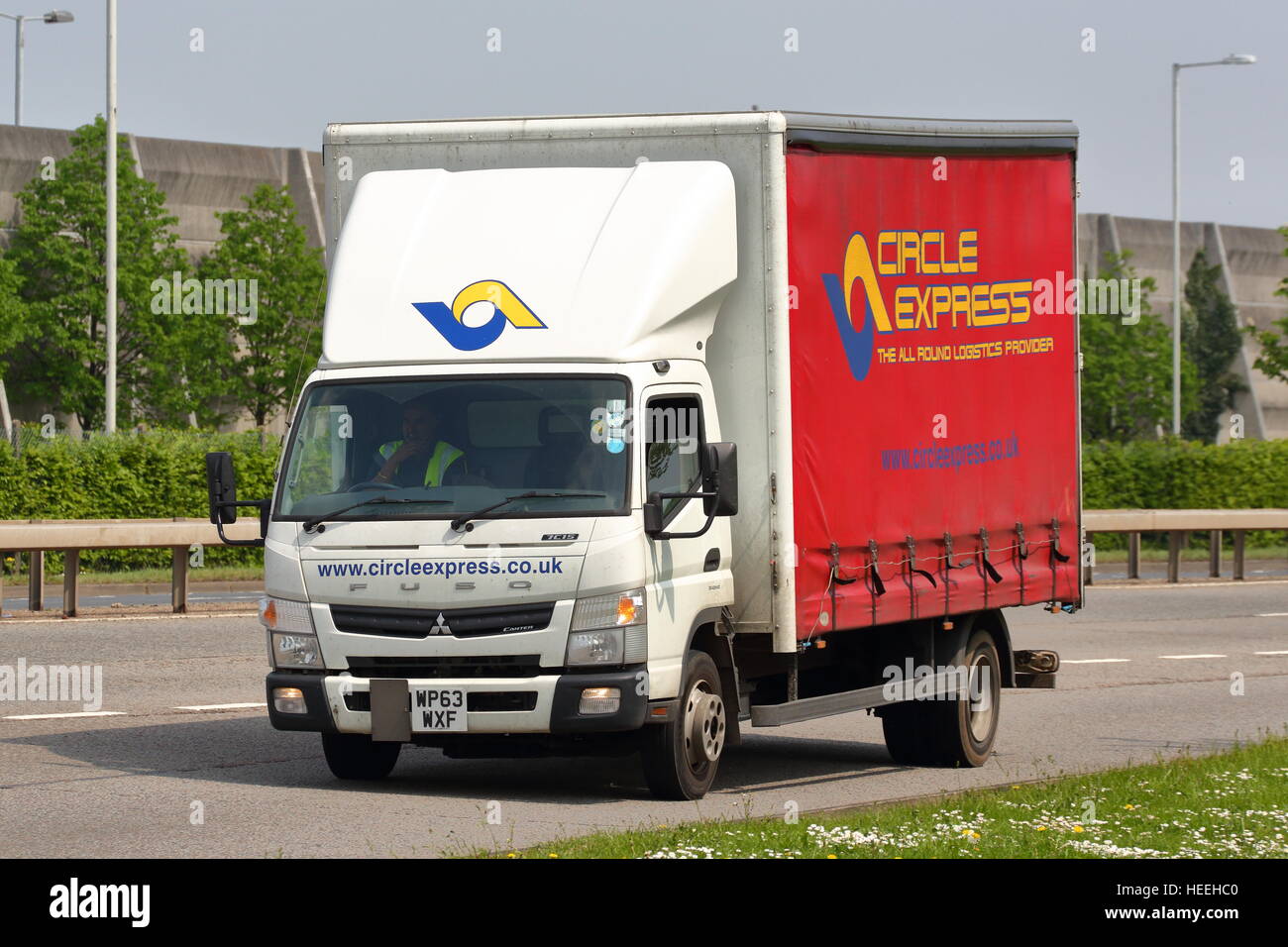 Circle Express truck near London Heathrow Airport, London, UK Stock ...