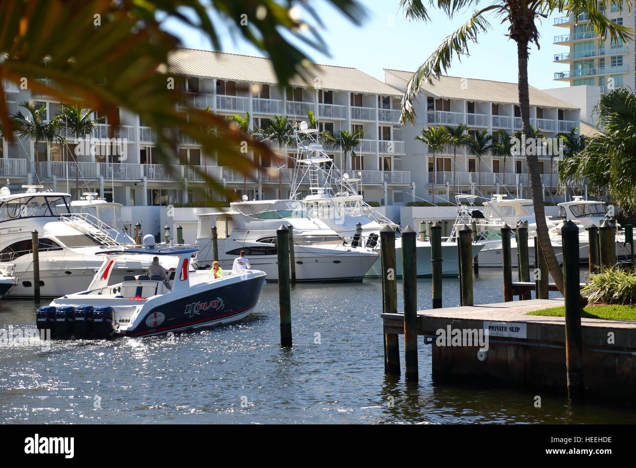 Marina at Fort Lauderdale, Florida, USA Stock Photo - Alamy