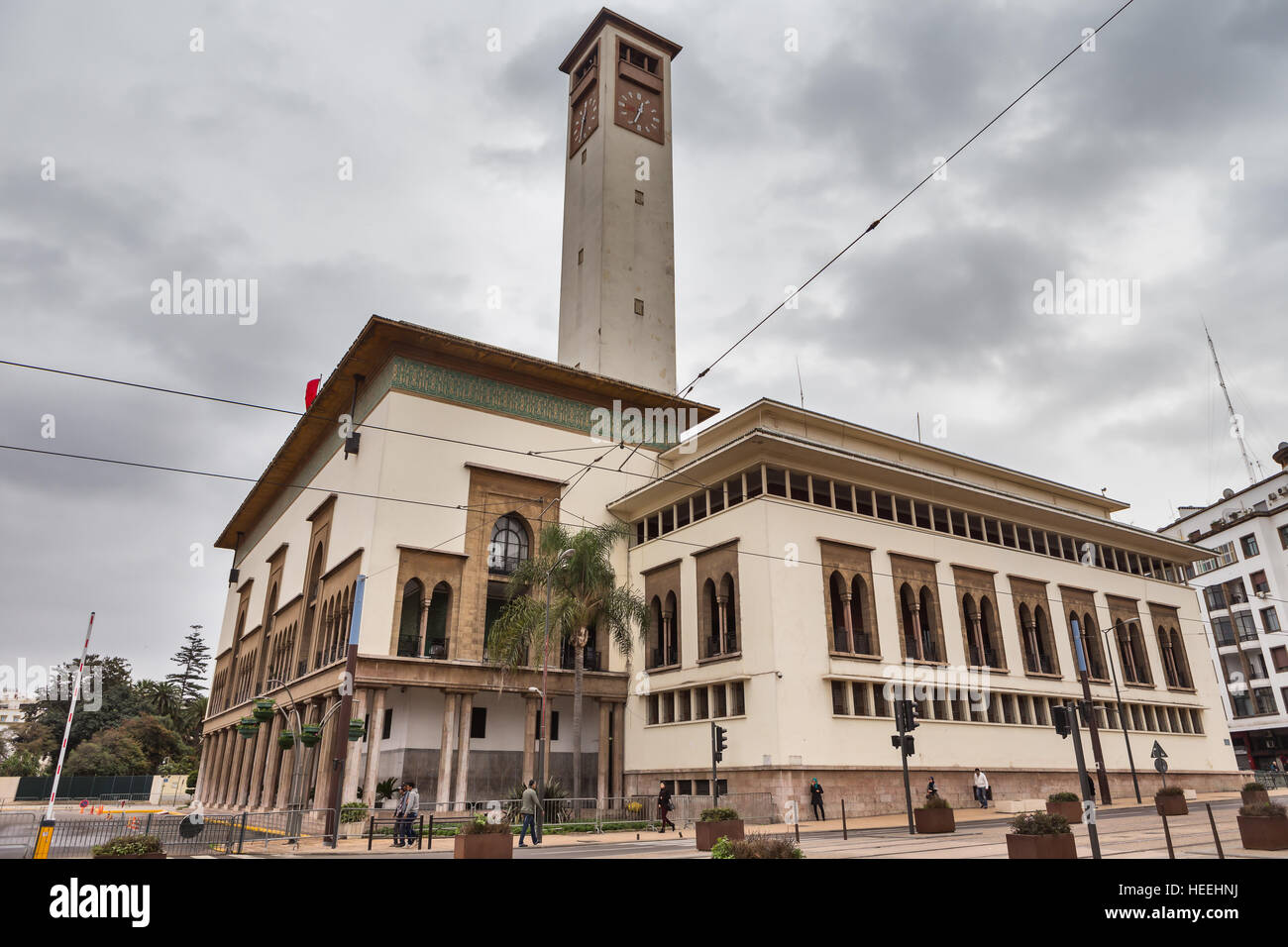 City Hall (1927), Casablanca, Morocco Stock Photo - Alamy