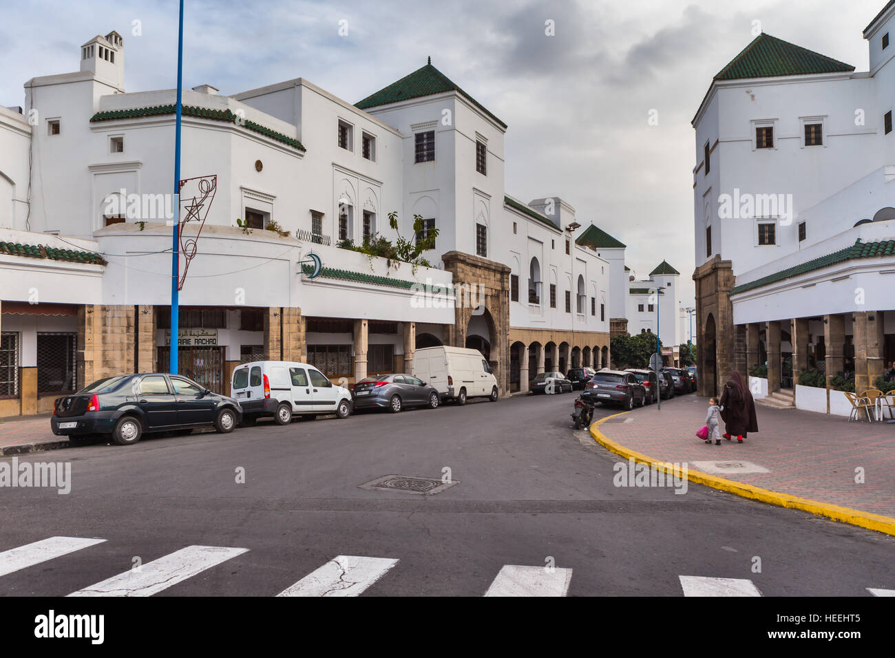 Houbous neighbourhood, New Medina (1918-1955), Casablanca, Morocco ...