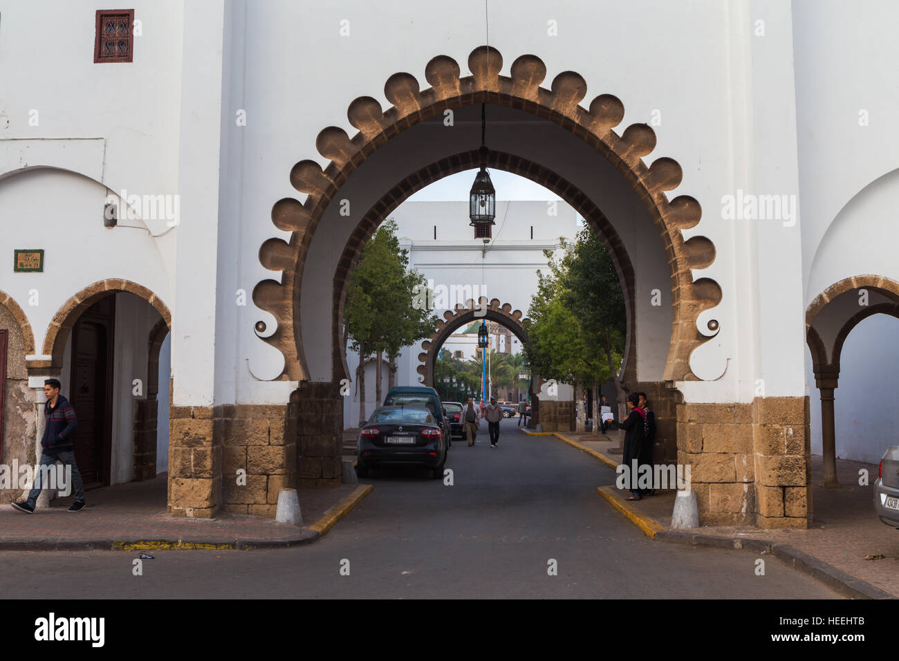Houbous neighbourhood, New Medina (1918-1955), Casablanca, Morocco ...