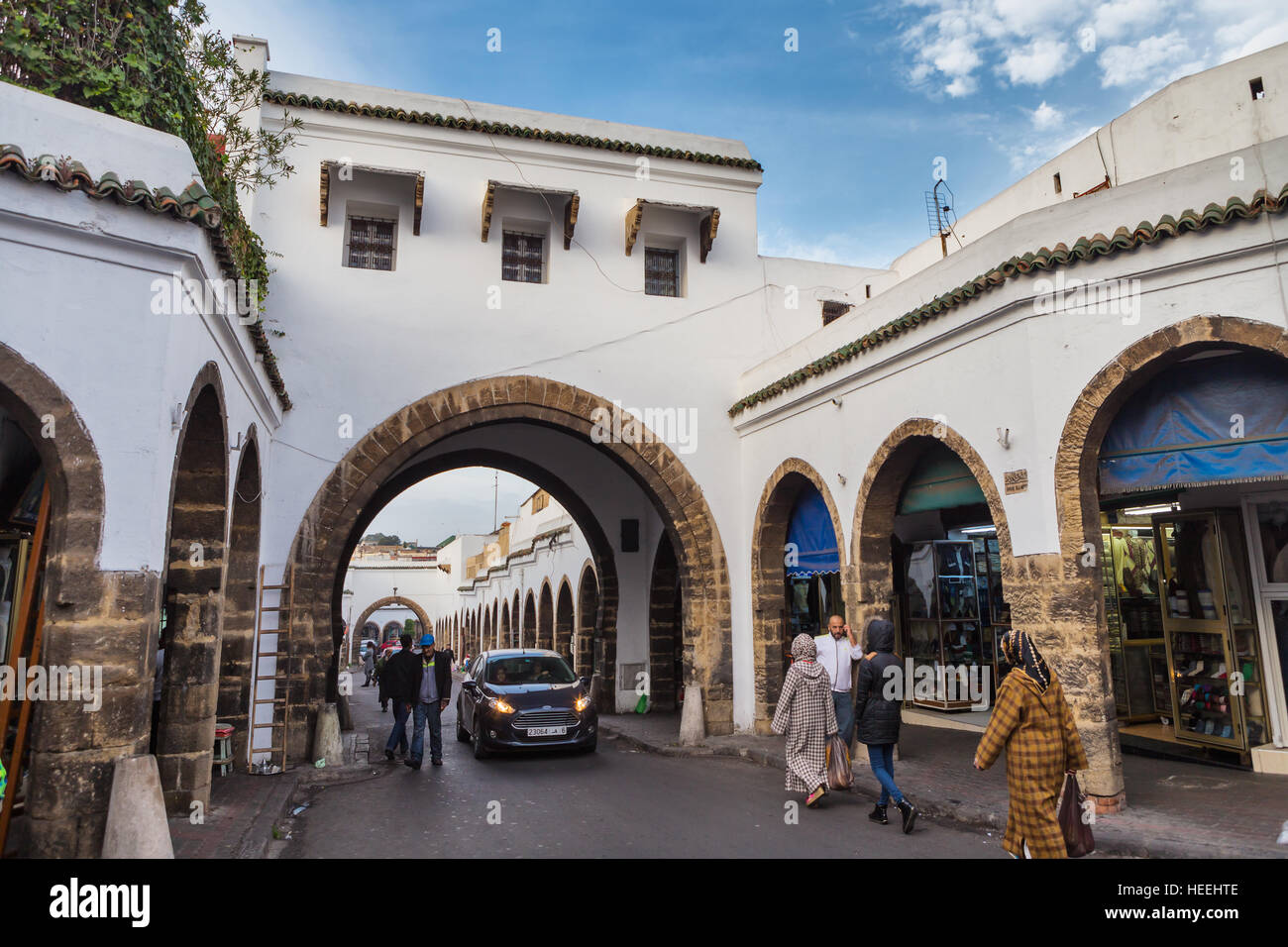 Houbous neighbourhood, New Medina (1918-1955), Casablanca, Morocco ...
