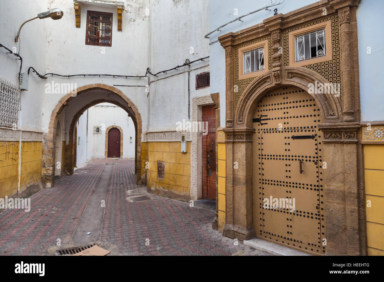 Houbous neighbourhood, New Medina (1918-1955), Casablanca, Morocco ...