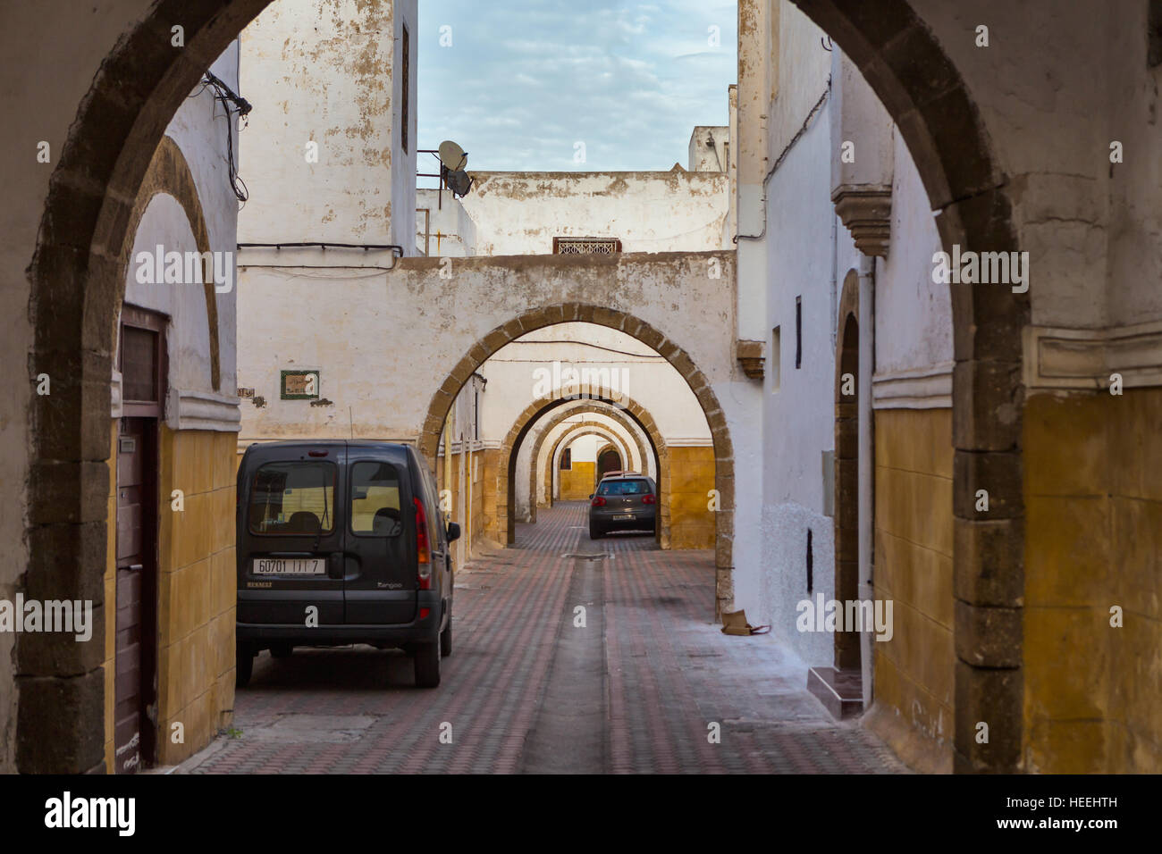 Houbous neighbourhood, New Medina (1918-1955), Casablanca, Morocco ...