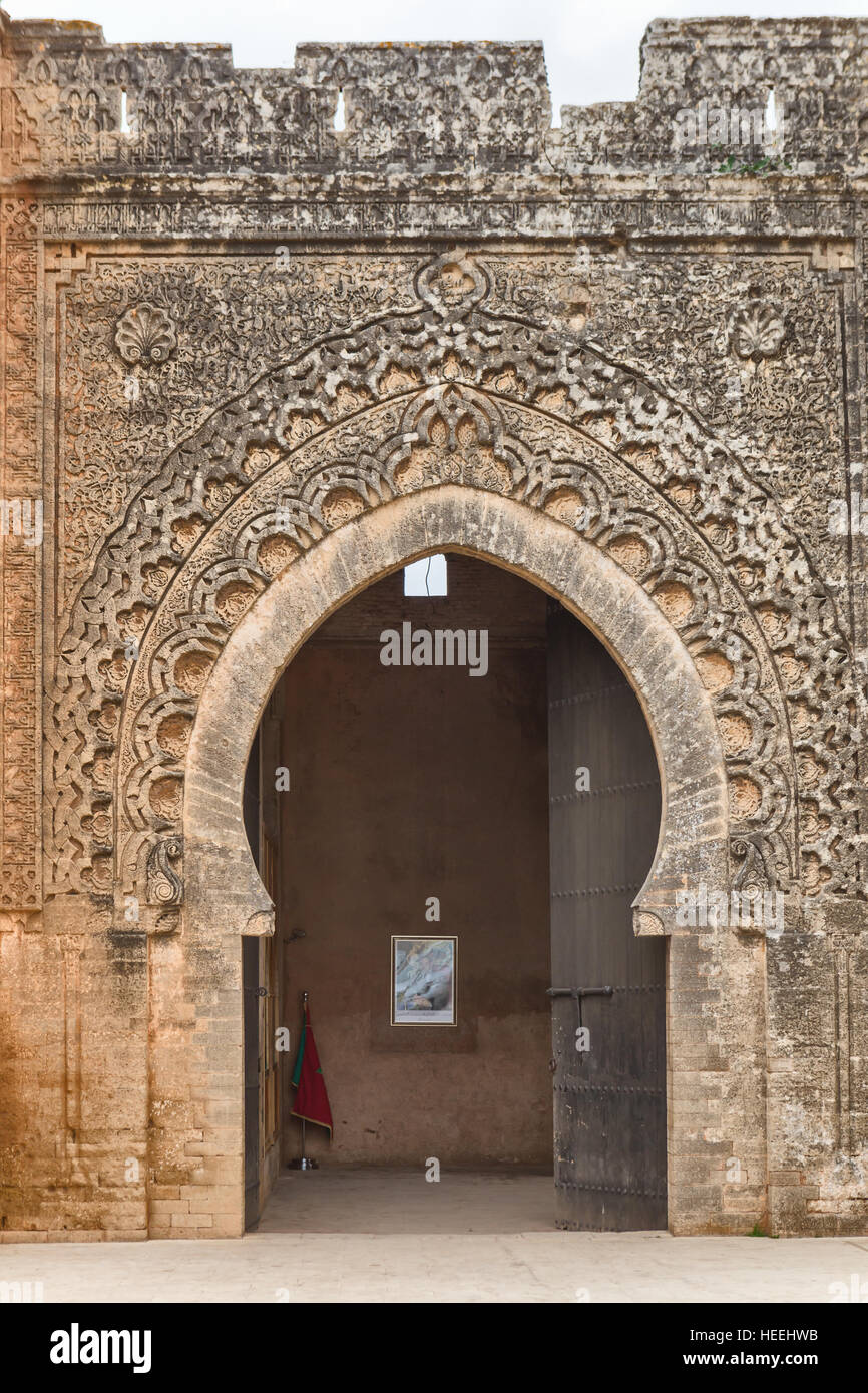 Shellah, near Rabat, Roman ruins and Marinid Necropolis, Morocco Stock ...