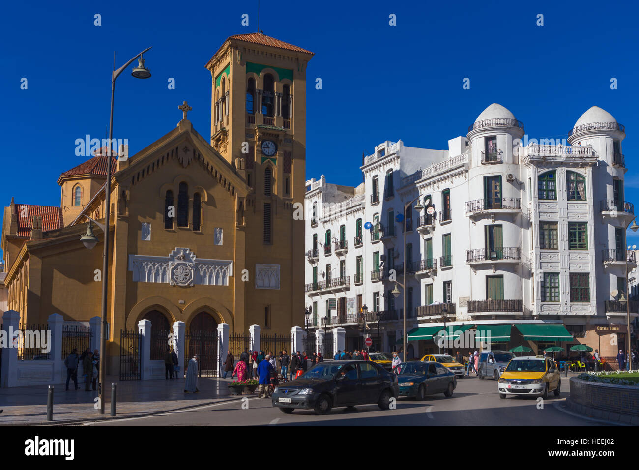 Spanish colonial architecture tetouan morocco hi-res stock photography ...