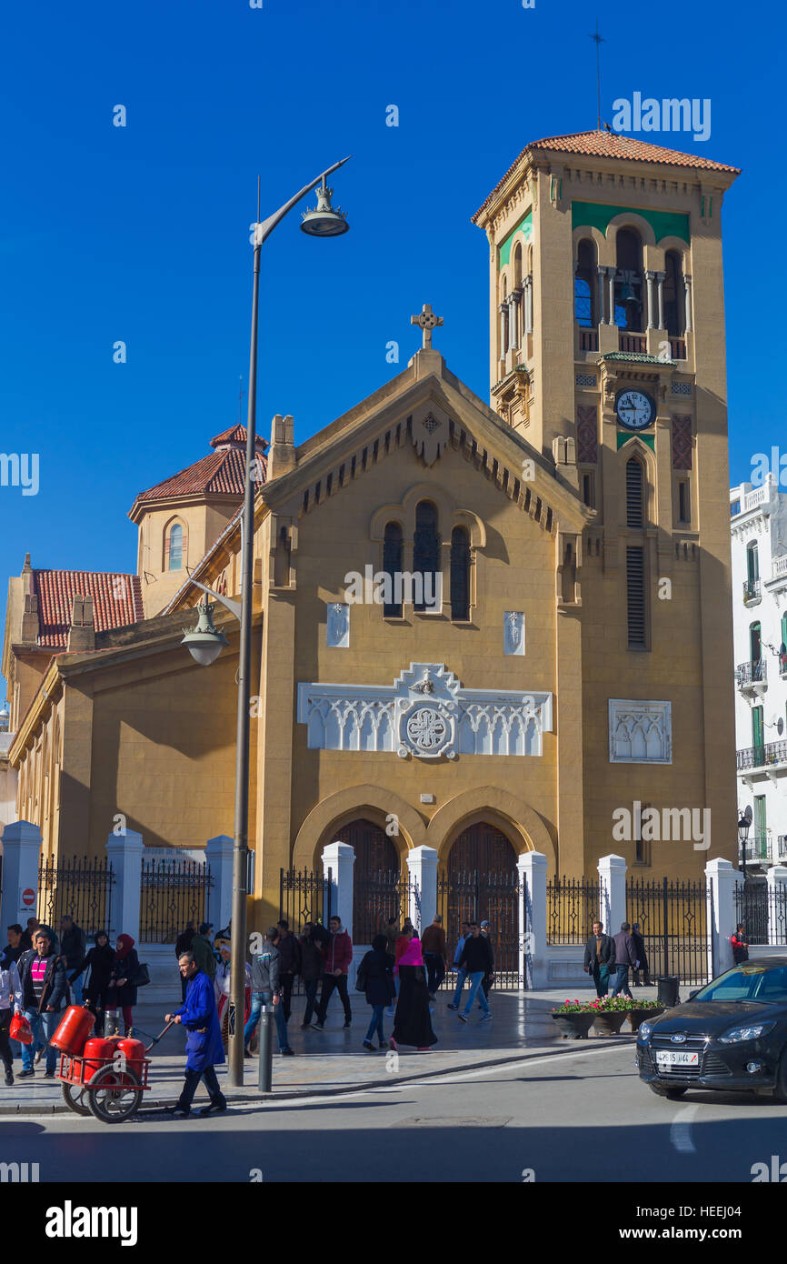 Spanish colonial architecture, Tetouan, Morocco Stock Photo - Alamy